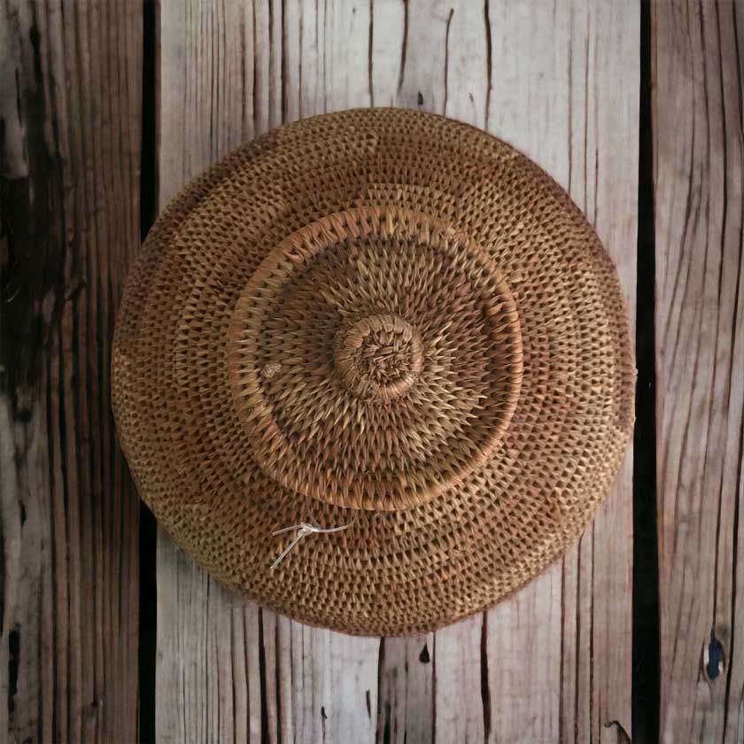 Vintage Botswana Handwoven Basket | African Artistry for Your Home ...